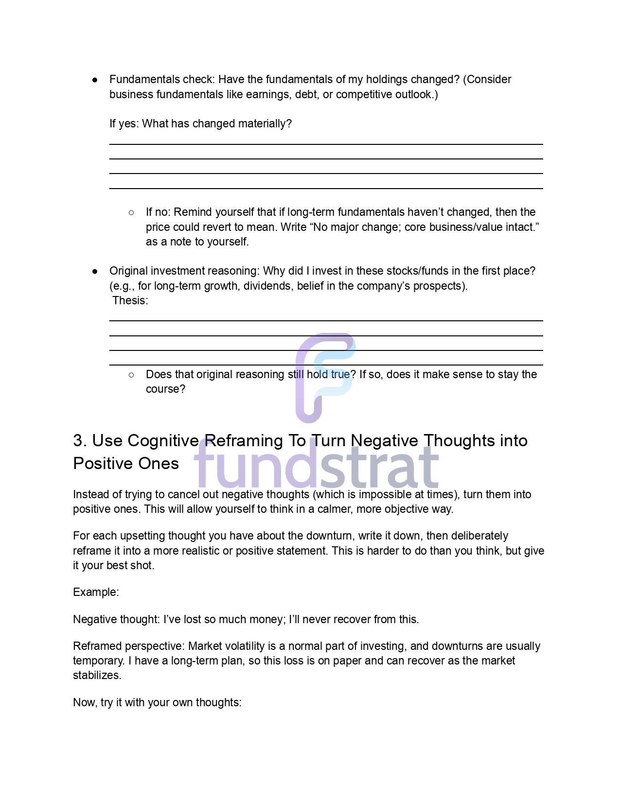 Keep Calm and Carry on Investing part 3 - FS Insight